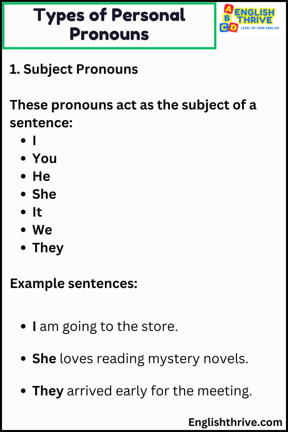 38 Personal Pronouns Examples Definition With Clear Explanations