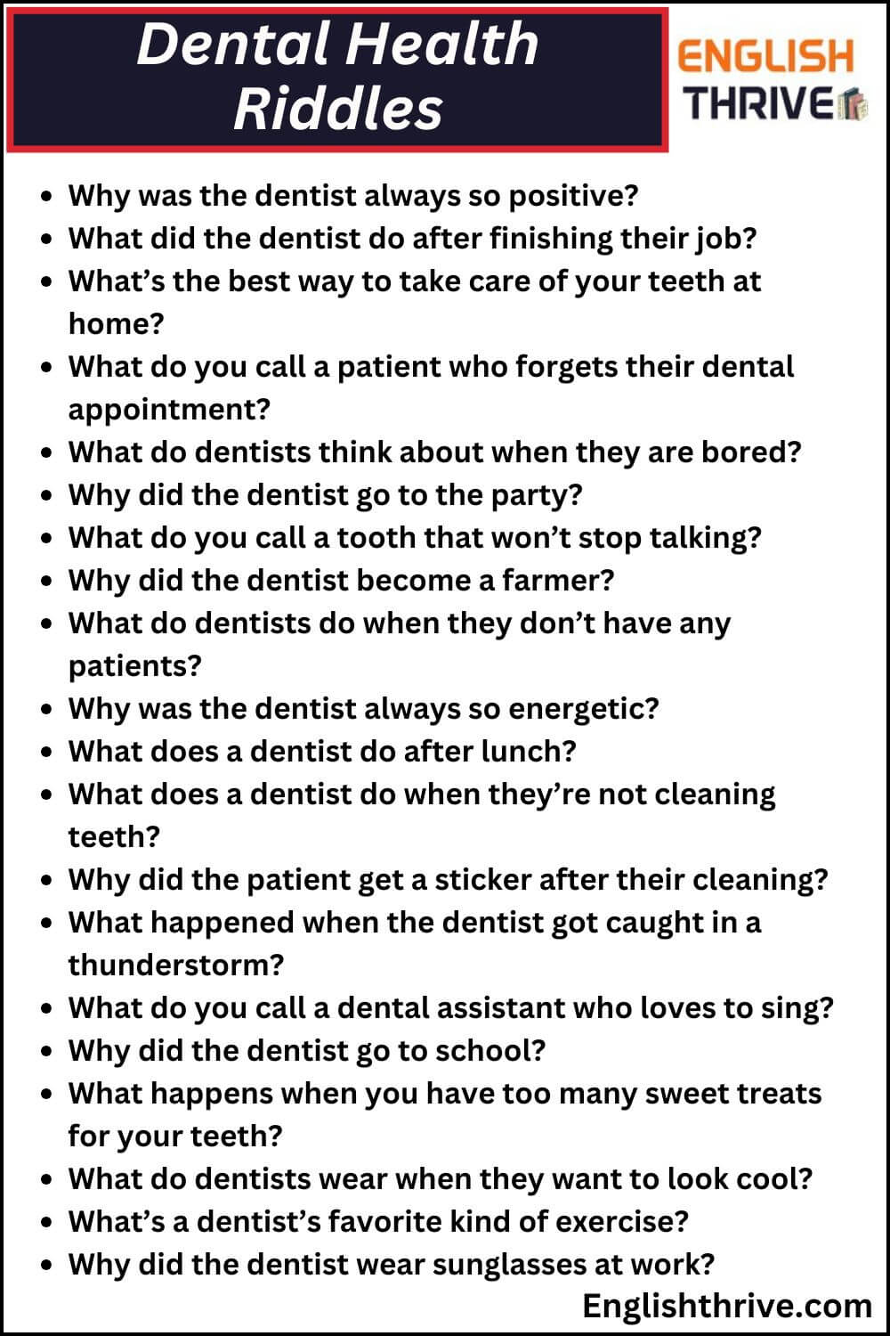 87 Dental Health Riddles To Test Your Teeth Trivia (2025)